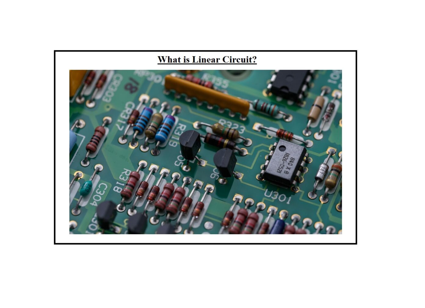 What is Linear Circuit? Example & Diagram | Linquip